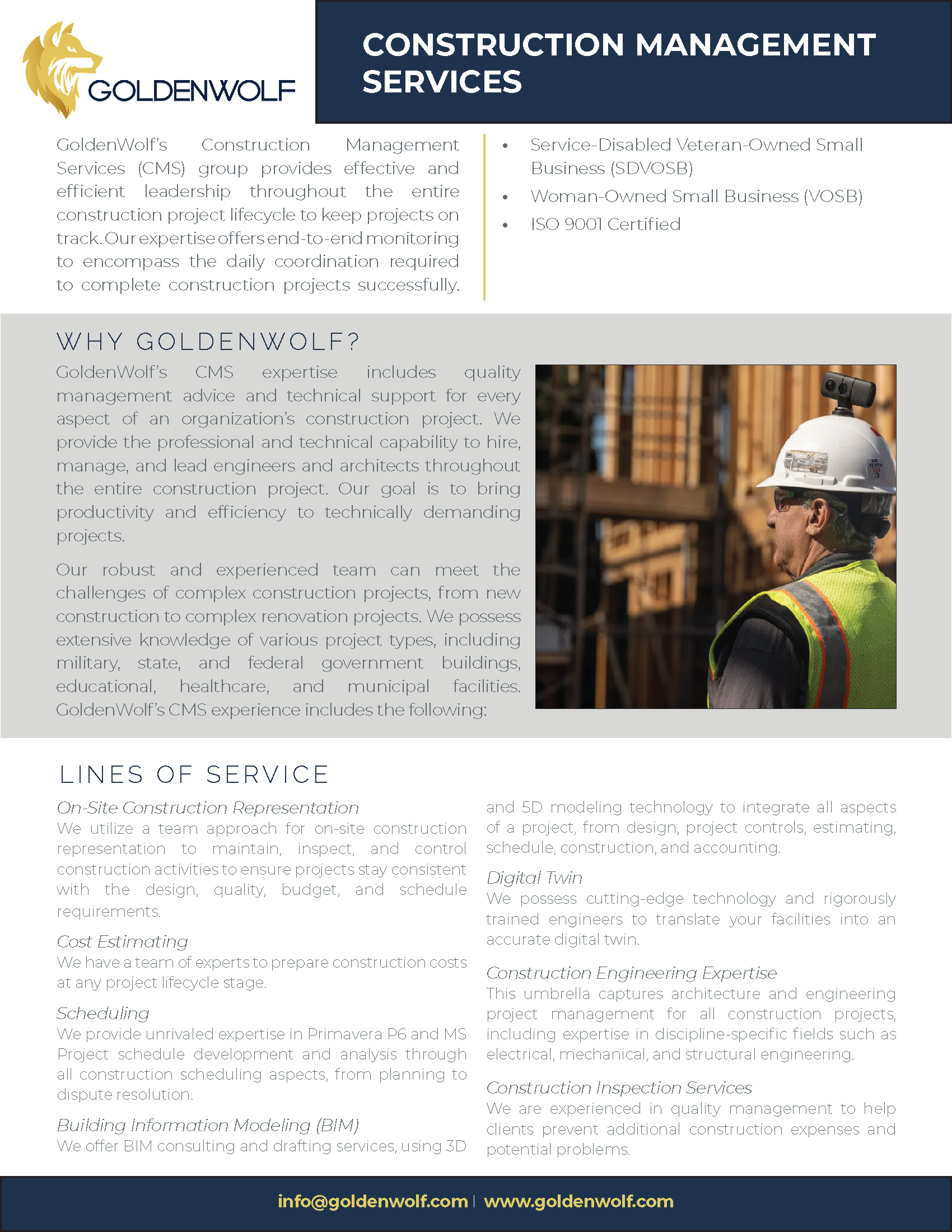 Capability Statements - GoldenWolf